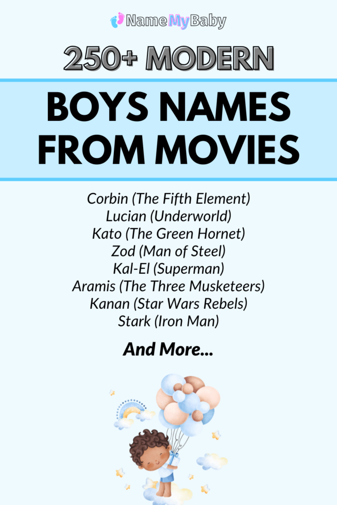 480+ Boys Names From The Movies | Name My Baby