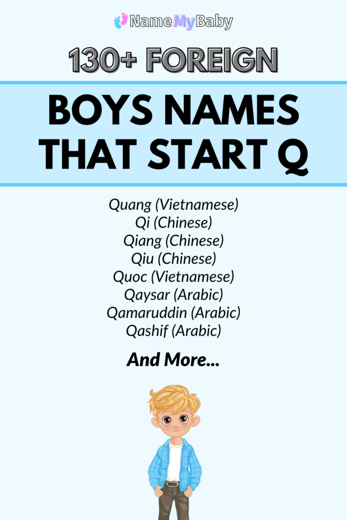 130+ Boys Names That Start With Q | Name My Baby