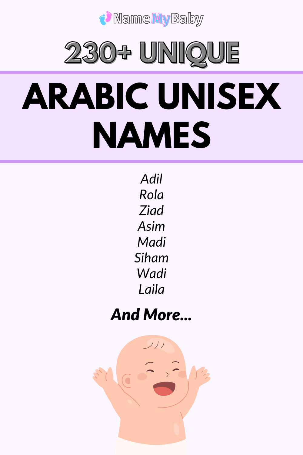 230+ Arabic Unisex Names | Name My Baby