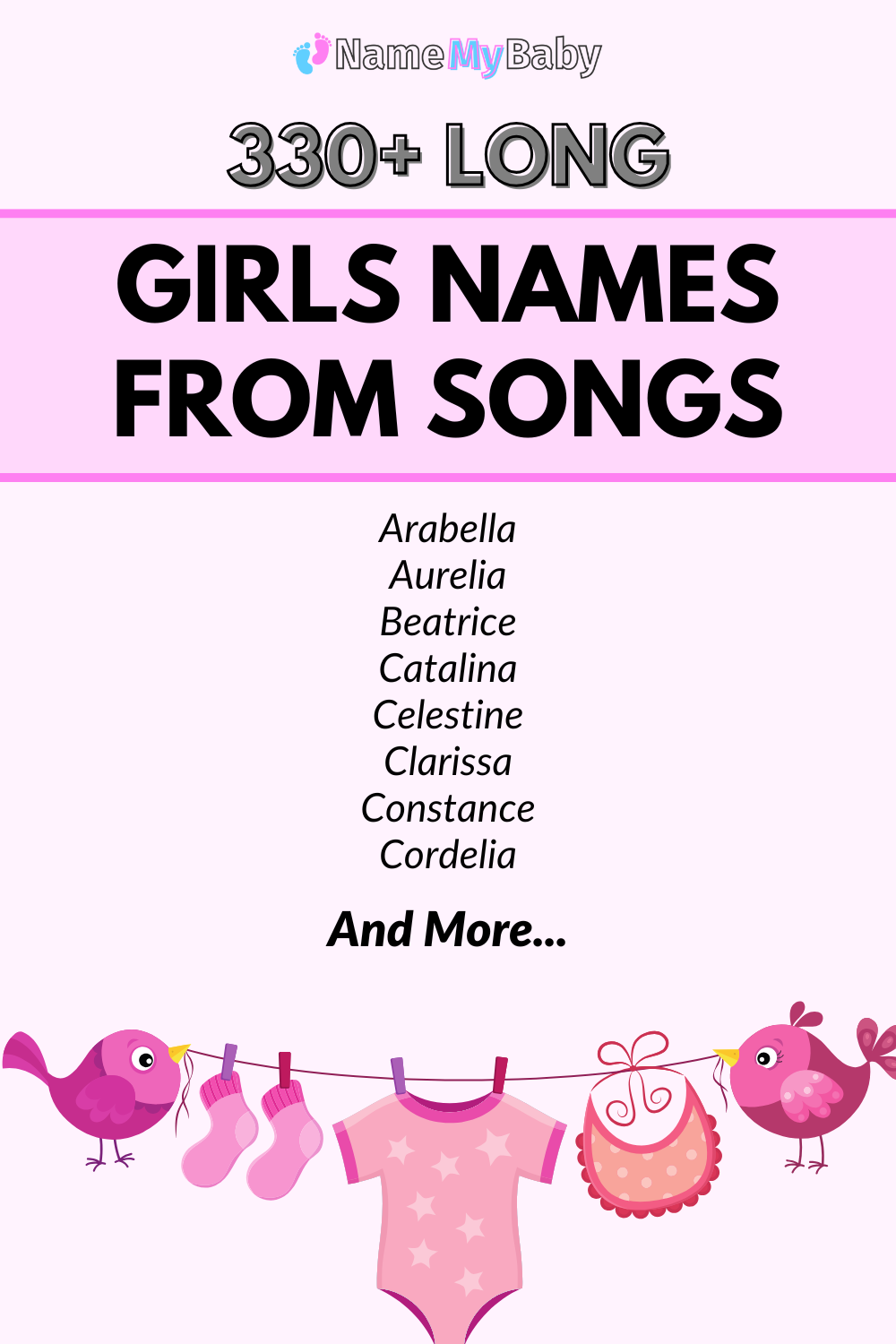 330+ Girls Names From Songs | Name My Baby