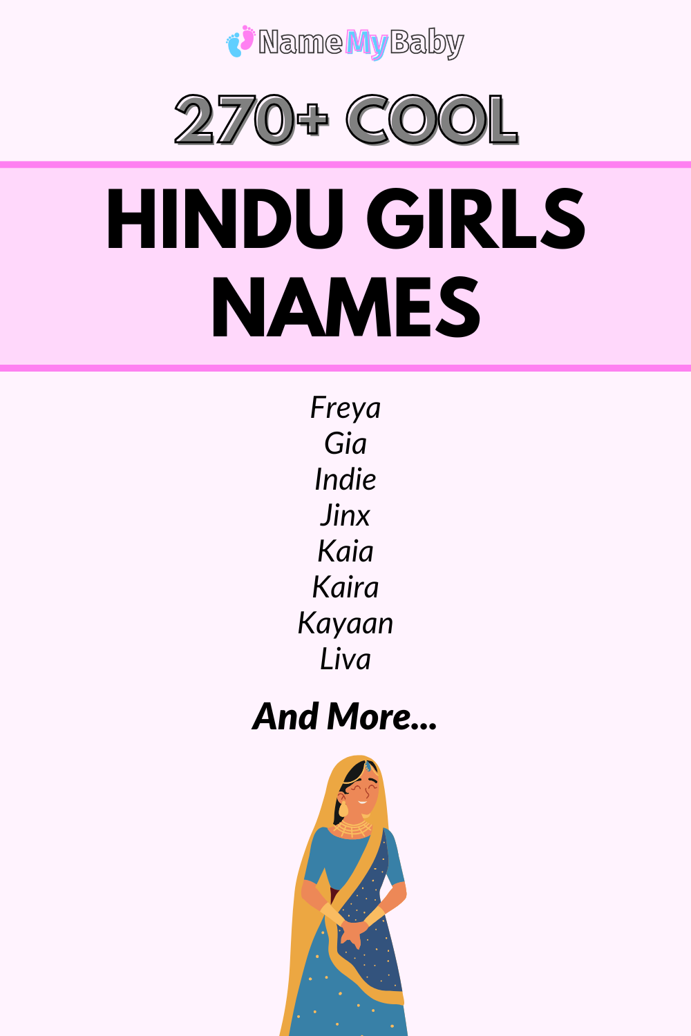 270+ Hindu Girls Names | Name My Baby