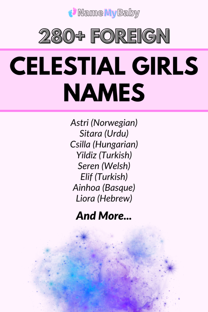 280+ Celestial Girls Names | Name My Baby