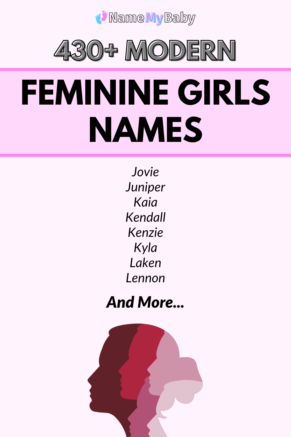 430+ Feminine Girls Names | Name My Baby