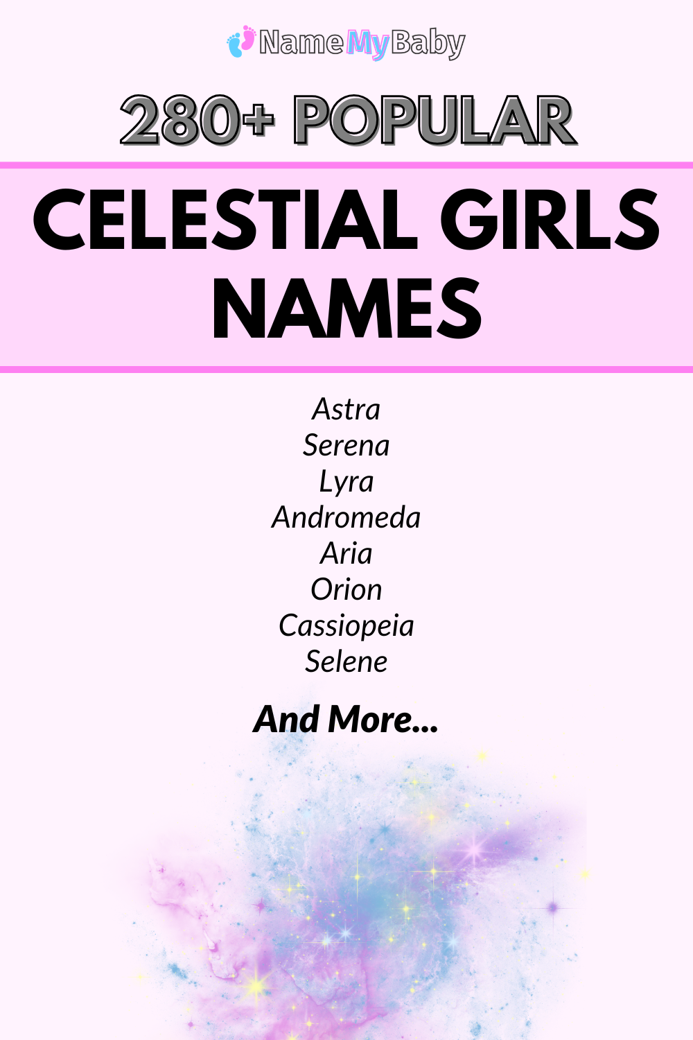 280+ Celestial Girls Names | Name My Baby