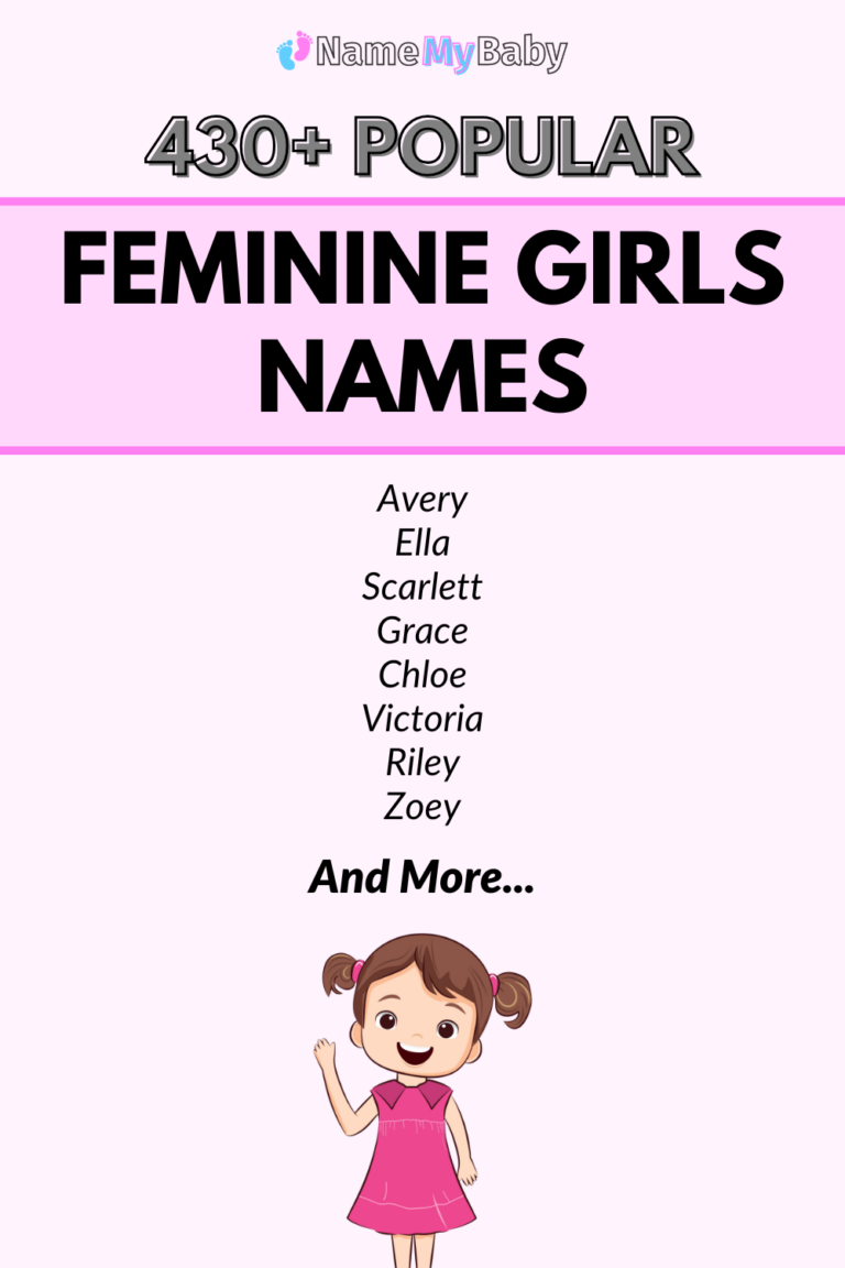 430+ Feminine Girls Names | Name My Baby