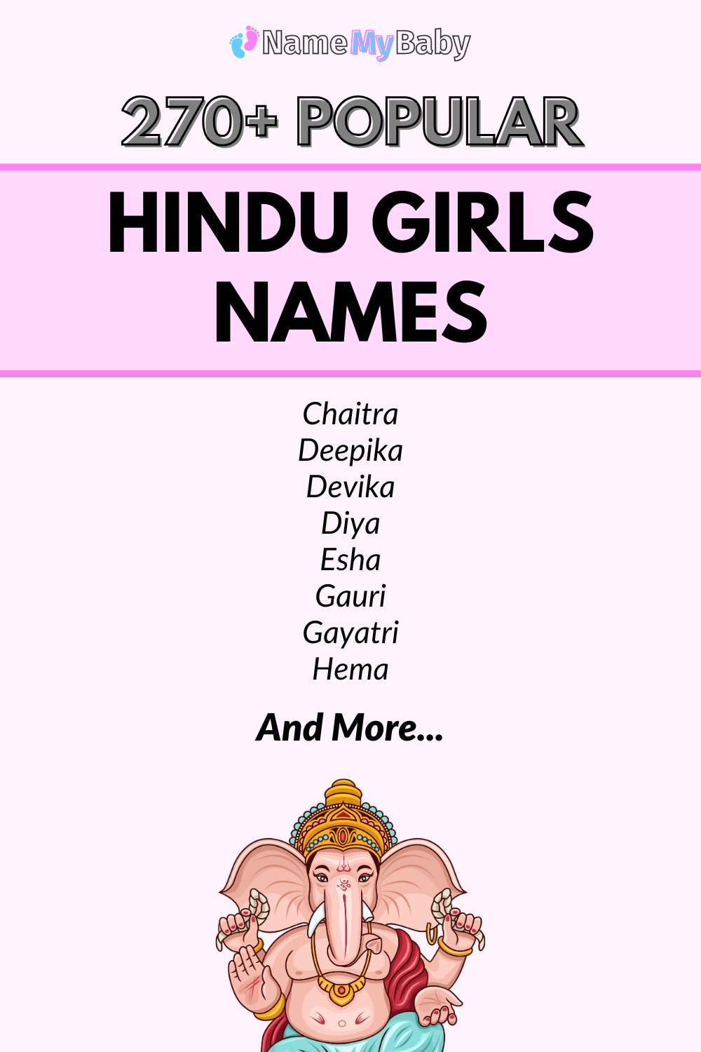 270+ Hindu Girls Names | Name My Baby