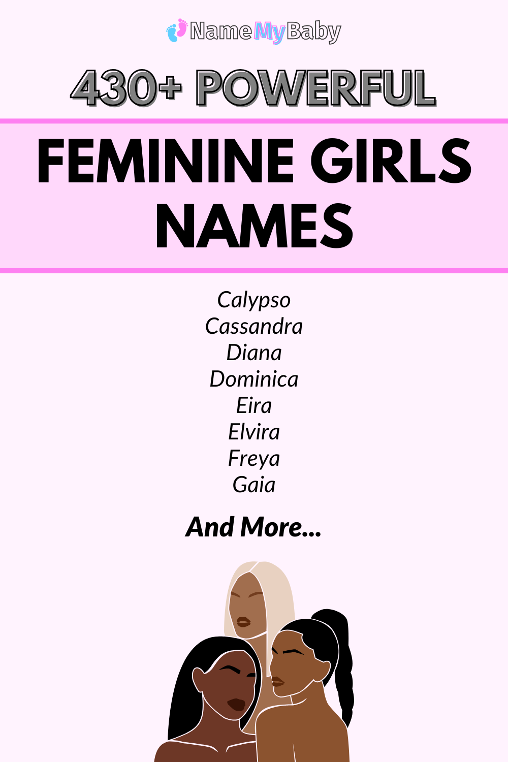 430+ Feminine Girls Names | Name My Baby