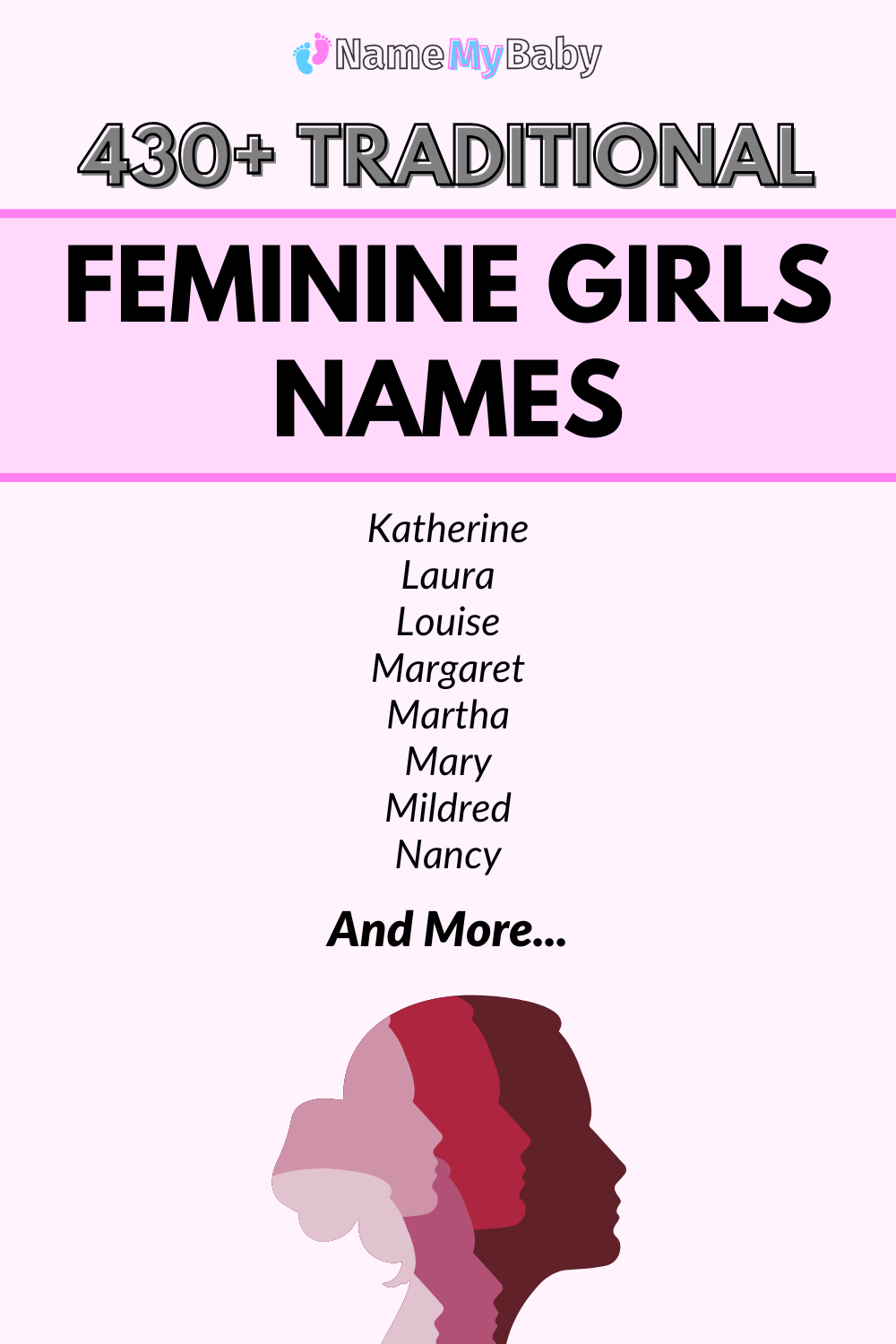 430+ Feminine Girls Names | Name My Baby