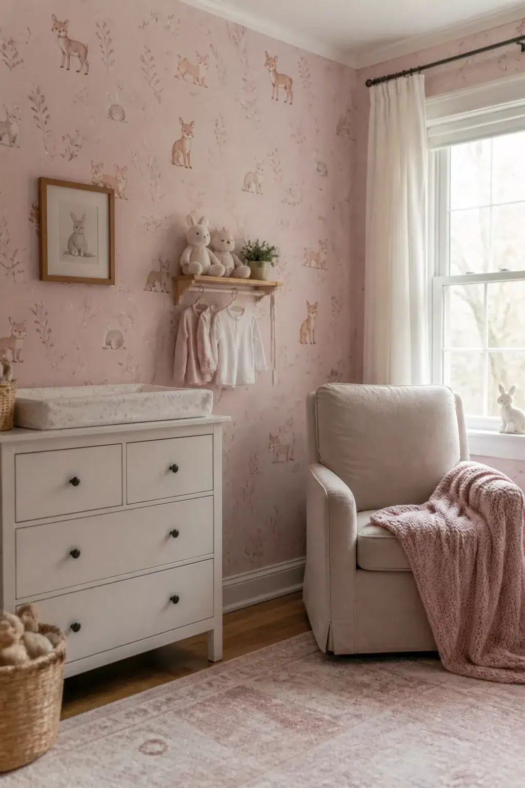 18 Animal Nursery Wallpapers You'll Actually Love