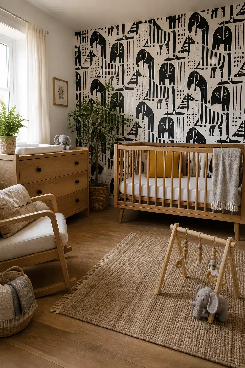 18 Animal Nursery Wallpapers You'll Actually Love