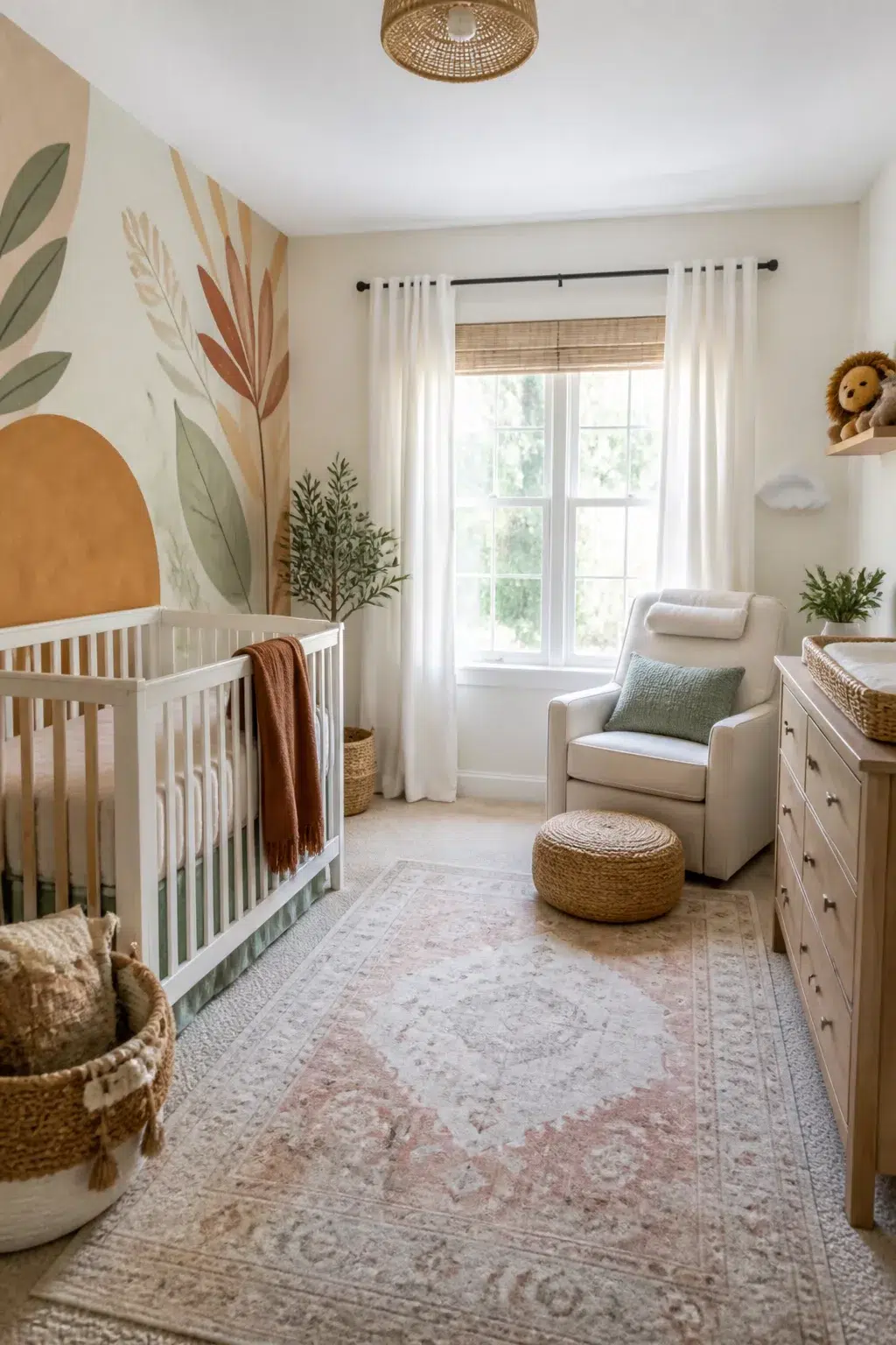 27 Boho Accent Walls For Nurseries Worth Copying